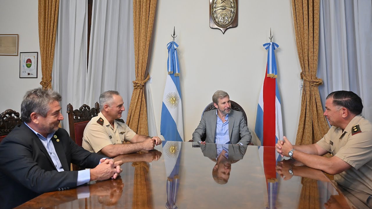 Frigerio recibió al nuevo comandante de la Segunda Brigada Blindada ...
